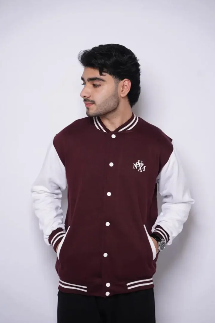 Maroon Varsity Jacket – AS Noauzi